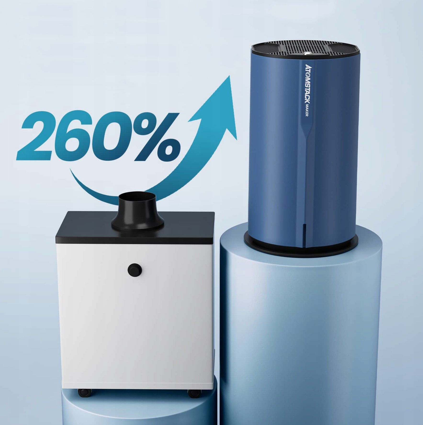 Čistička na filtráciu dymu a výfukových plynov Atomstack D2